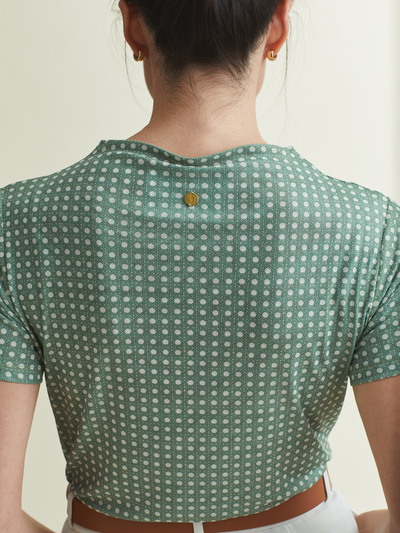 Luxe Opaque Short Sleeve Top