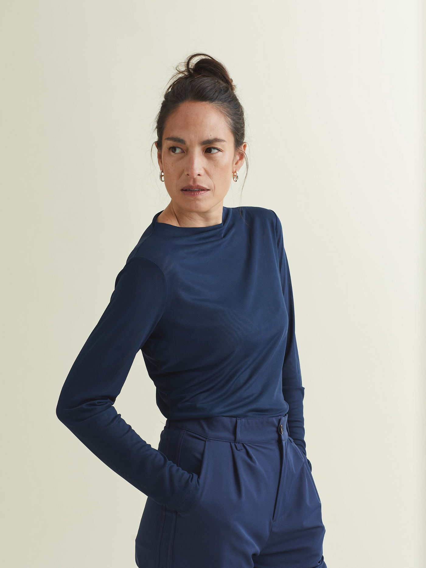 Luxe Opaque Long Sleeve Top