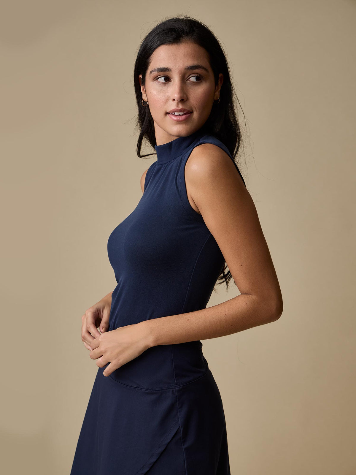 Sleeveless Keyhole Tank | Women's Sleeveless Golf Top | A. PUTNAM