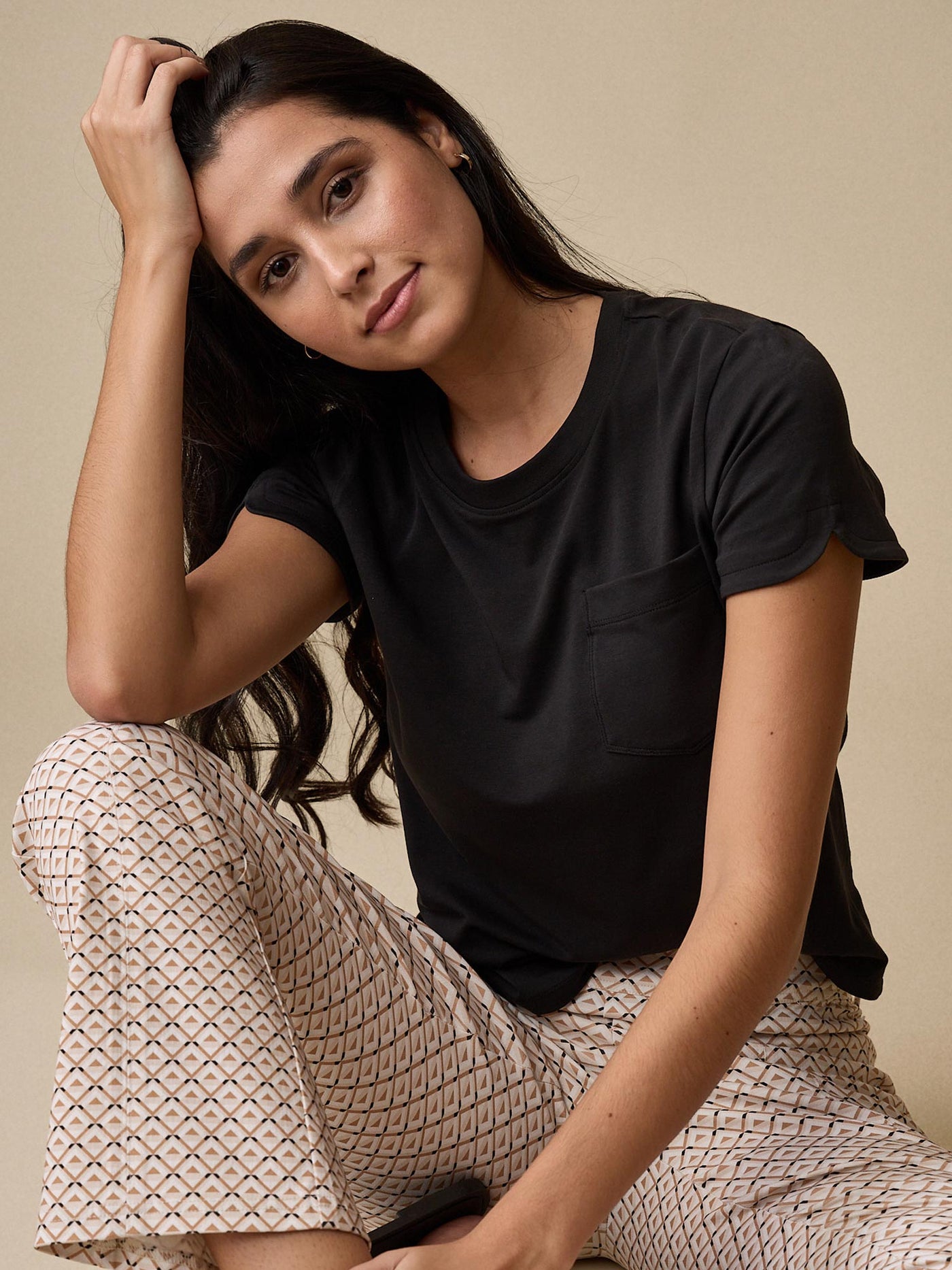 Tulip Pocket Tee | Women's Cotton Golf Shirts | A. PUTNAM