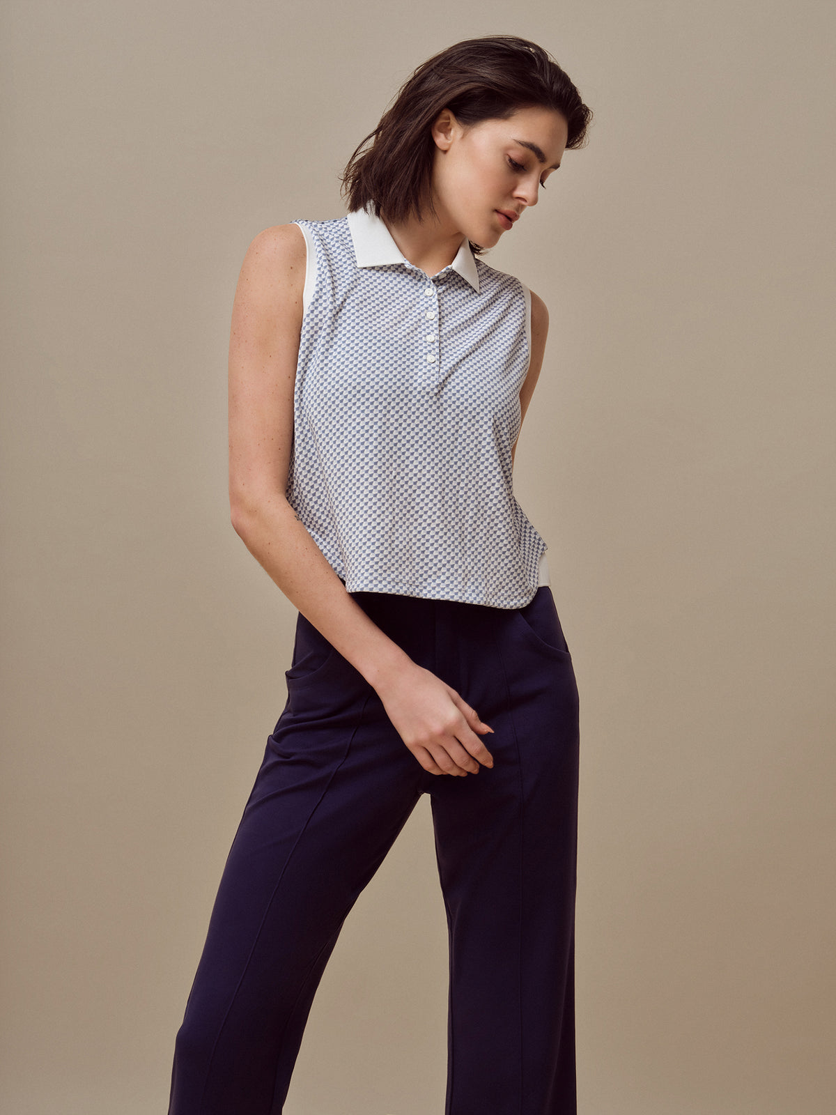 Classic Cropped Polo | Fashionable Golf Apparel | A. PUTNAM