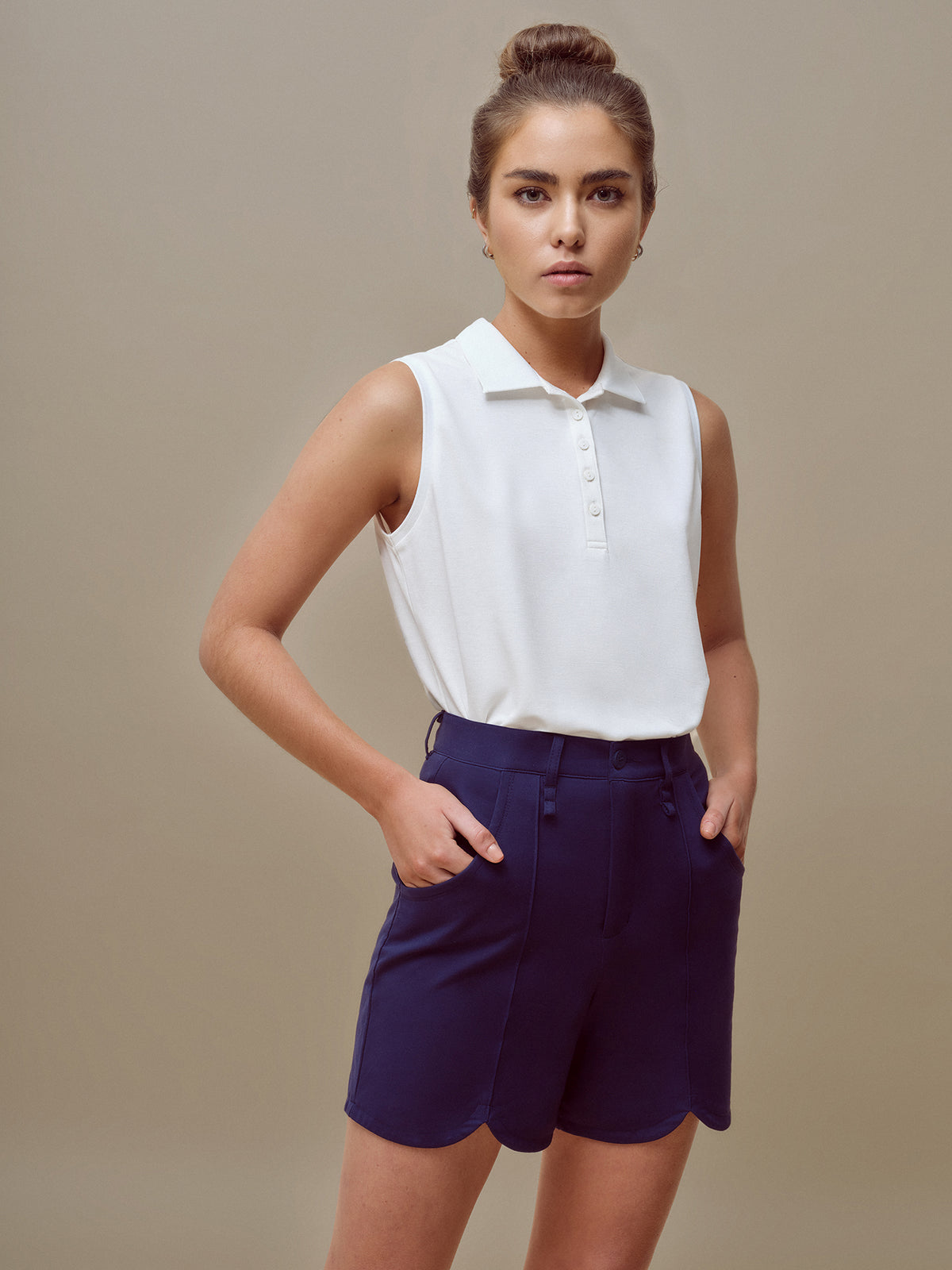 Classic Cropped Polo | Fashionable Golf Apparel | A. PUTNAM